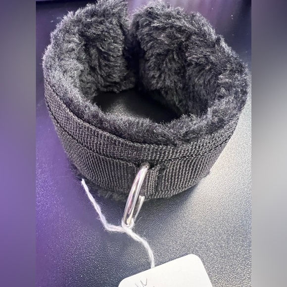 Accessories | Fuzzy Black Cuff | Poshmark